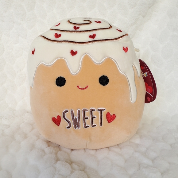 Squishmallows | Toys | Chanel The Cinnamon Roll Valentines Day Squishmallows 8 Inch Bnwt | Poshmark